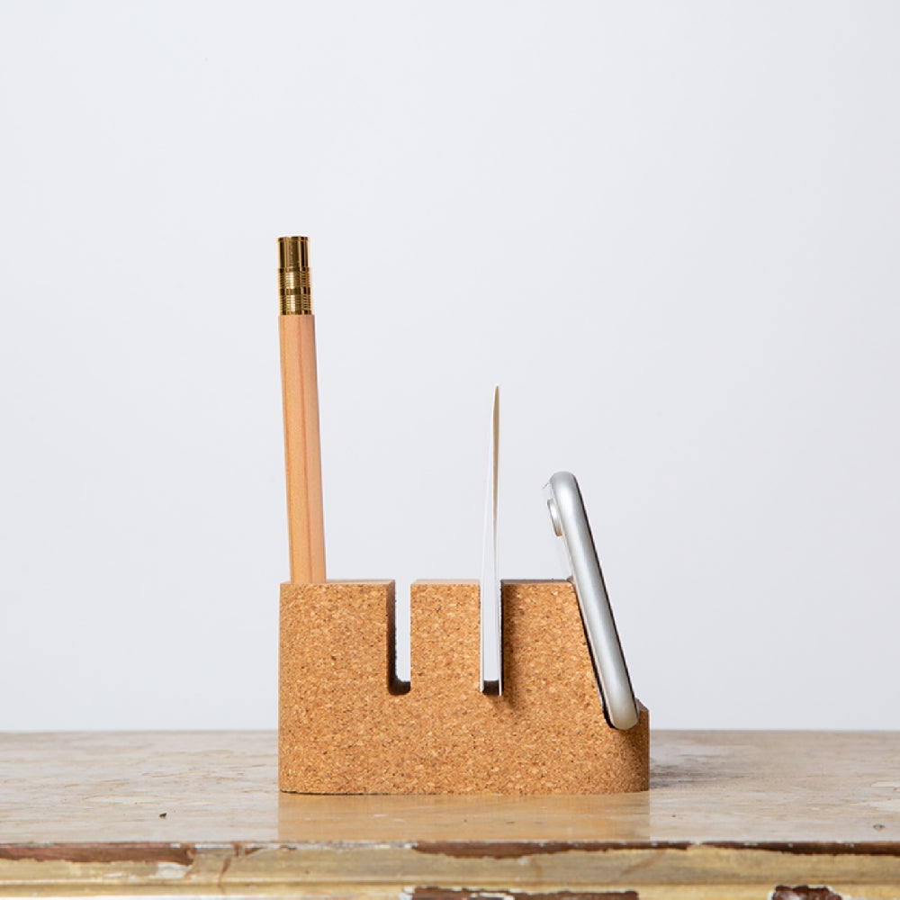 Sustainable Cork Desk Organizer Eco-Friendly | Ecoist
